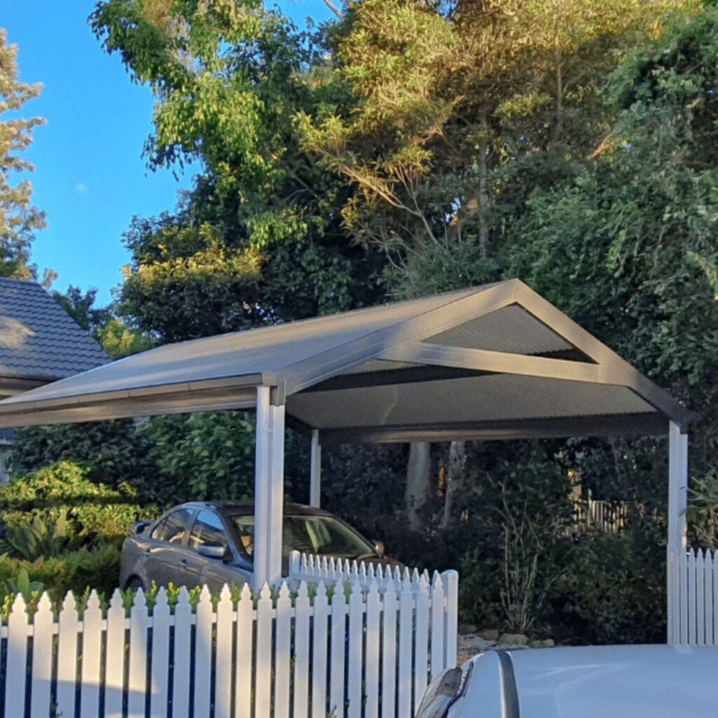 DIY Freestanding Gable Roof Carport Kit | Classic & Durable